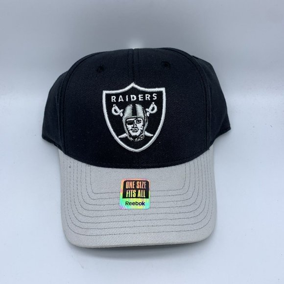 Reebok | Accessories | Las Vegas Raiders Sm Nfl Reebok Hat Stretch ...